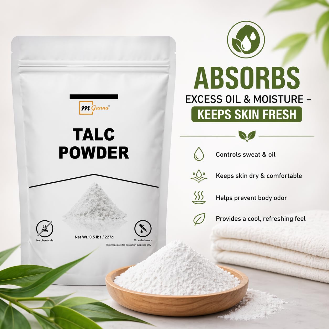 talc powder for sensitive skin
