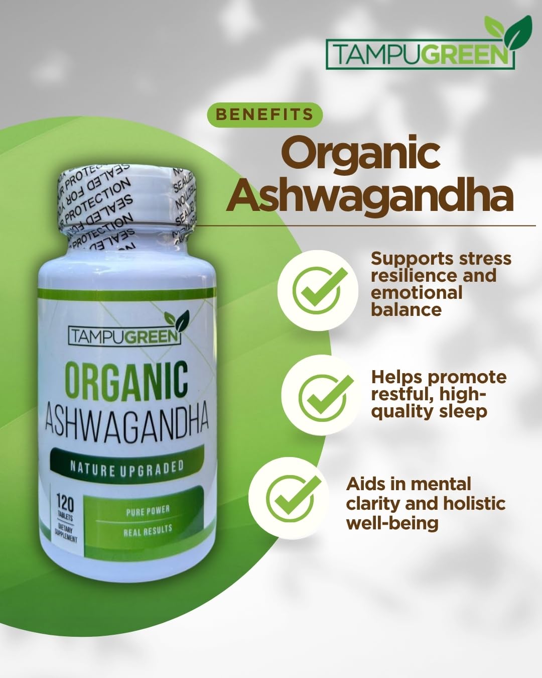 TAMPUGREEN Ashwagandha stress relief