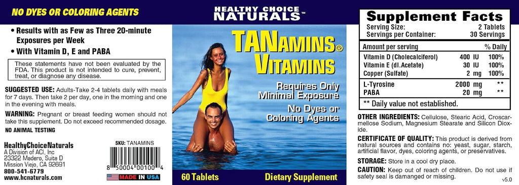 Tanamins multivitamin for women and men