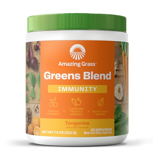 Tangerine flavoured chlorella supplement