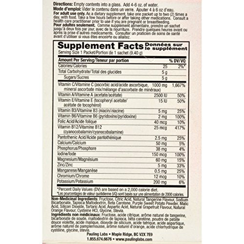 tangerine grapefruit multivitamin for men