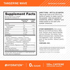 Tangerine wave focus supplement packs
