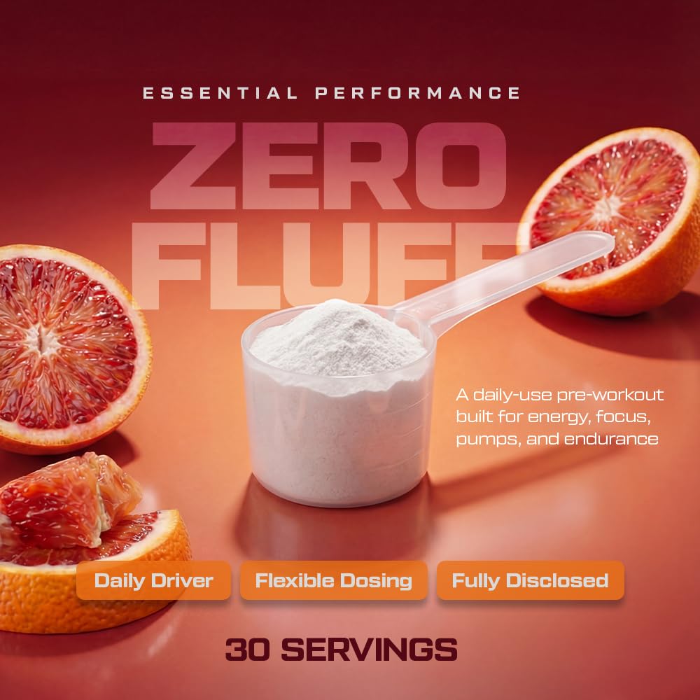 Tangy orange pre workout energy boost