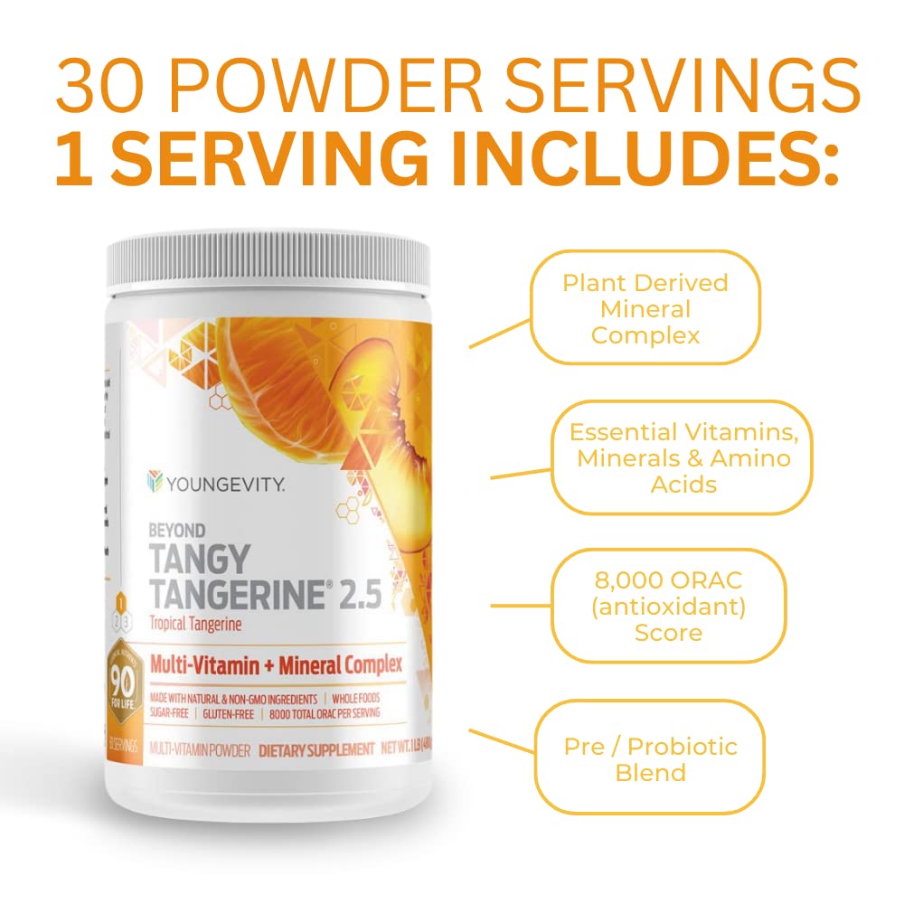 Tangy Tangerine powder for healthy lifestyle