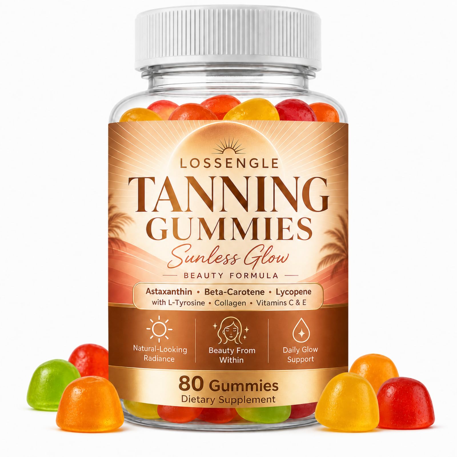 Tanning Gummies with Astaxanthin benefits