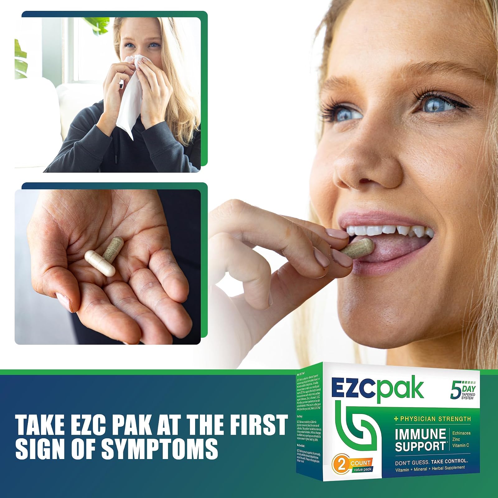 tapered immune support for recovery