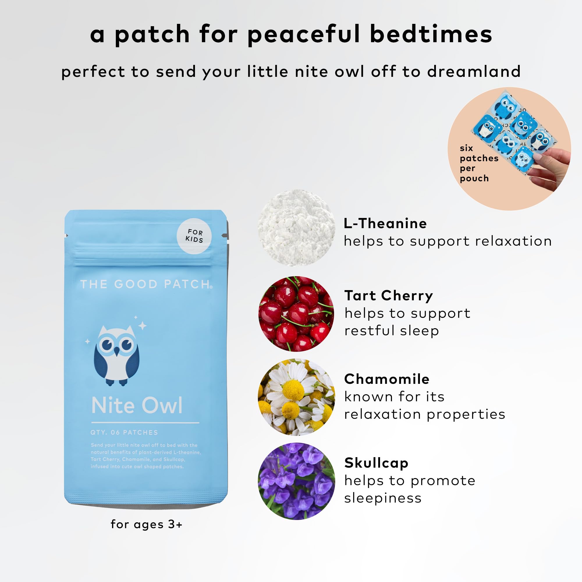 Tart cherry bedtime patch