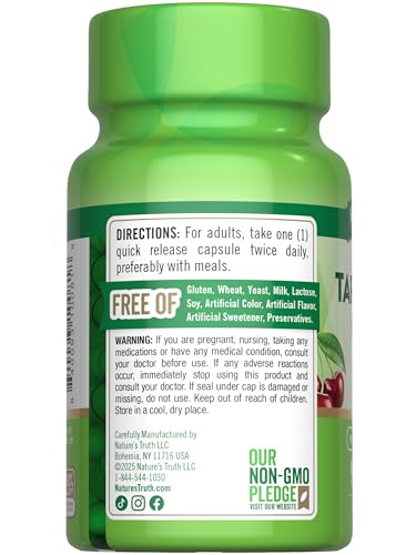 Tart cherry capsules for better sleep