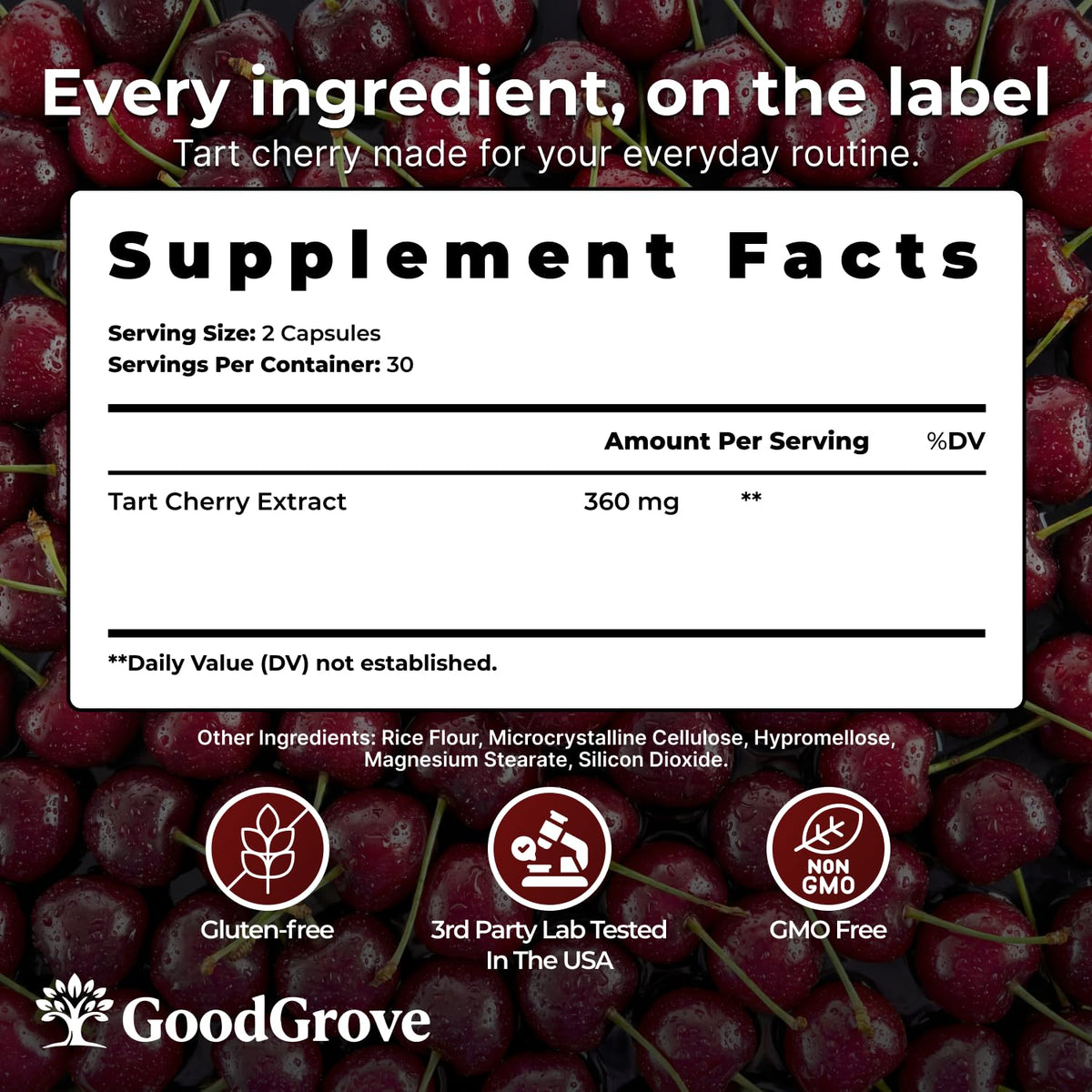 tart cherry capsules for exercise recovery