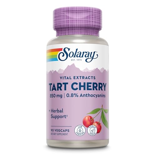 Tart cherry capsules for inflammation relief