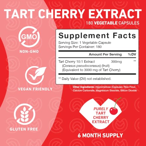 tart cherry capsules for inflammation relief