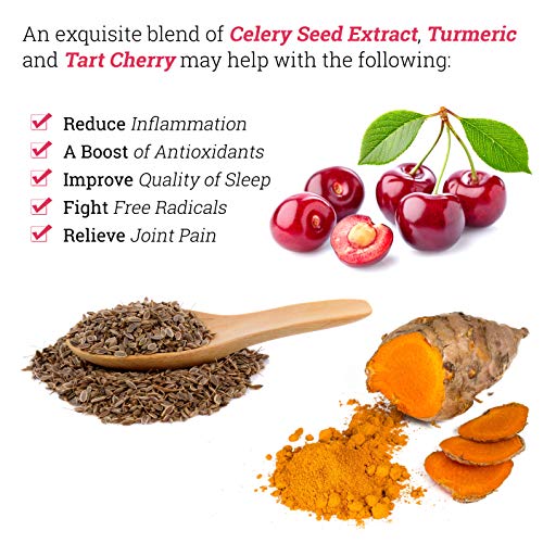 tart cherry capsules with celery seed