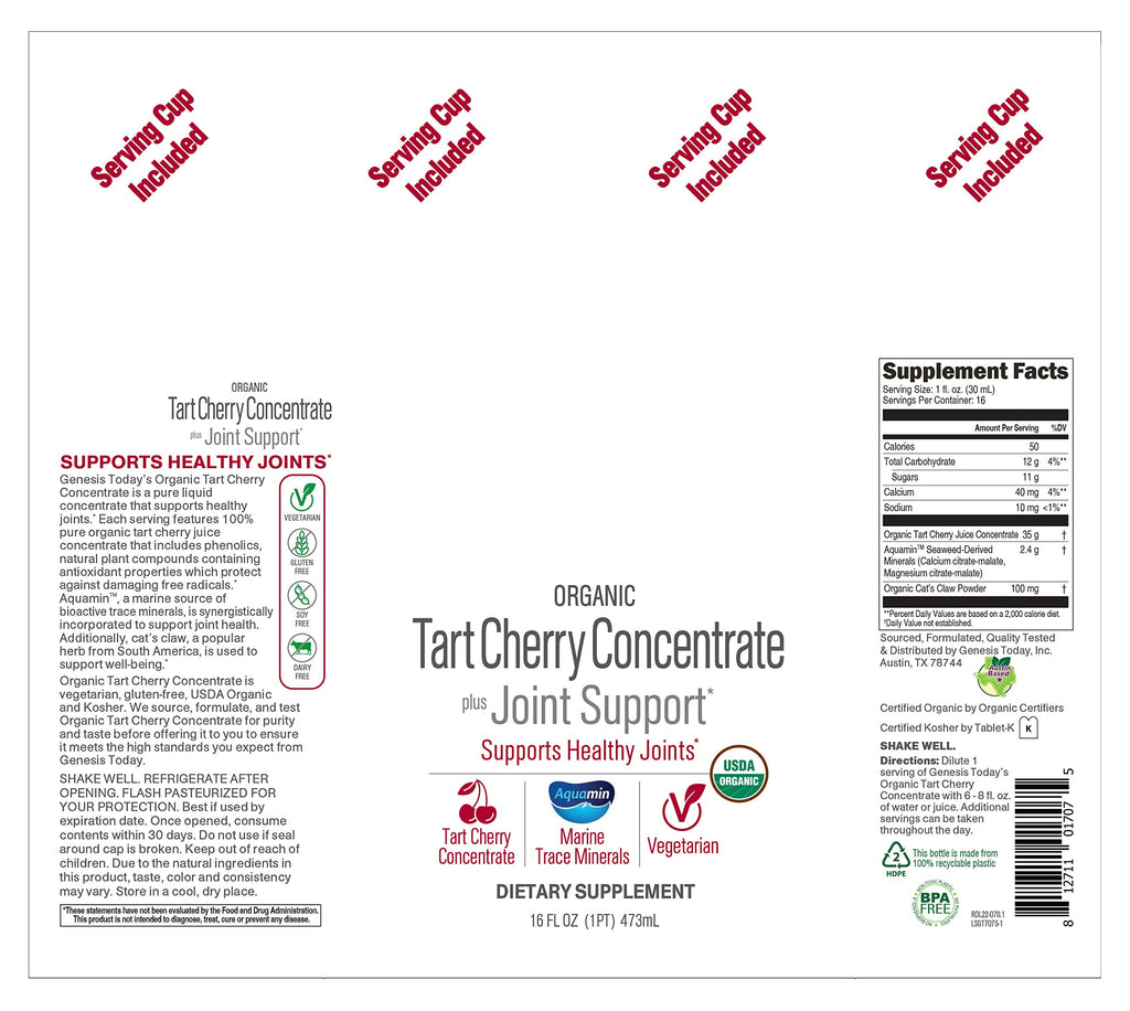 tart cherry concentrate for inflammation