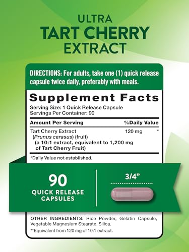 Tart cherry extract antioxidant support