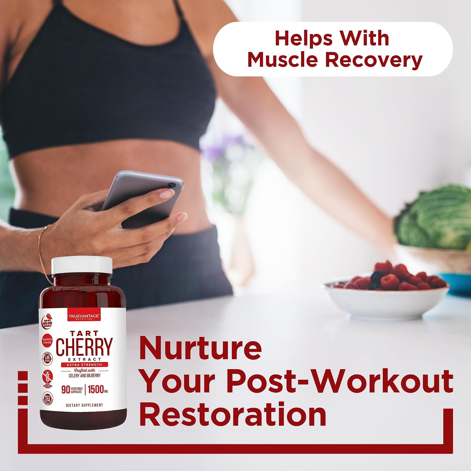 Tart Cherry Extract for muscle recovery
