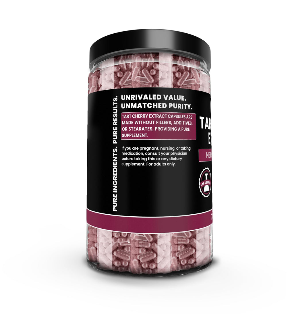 Tart cherry extract for muscle recovery