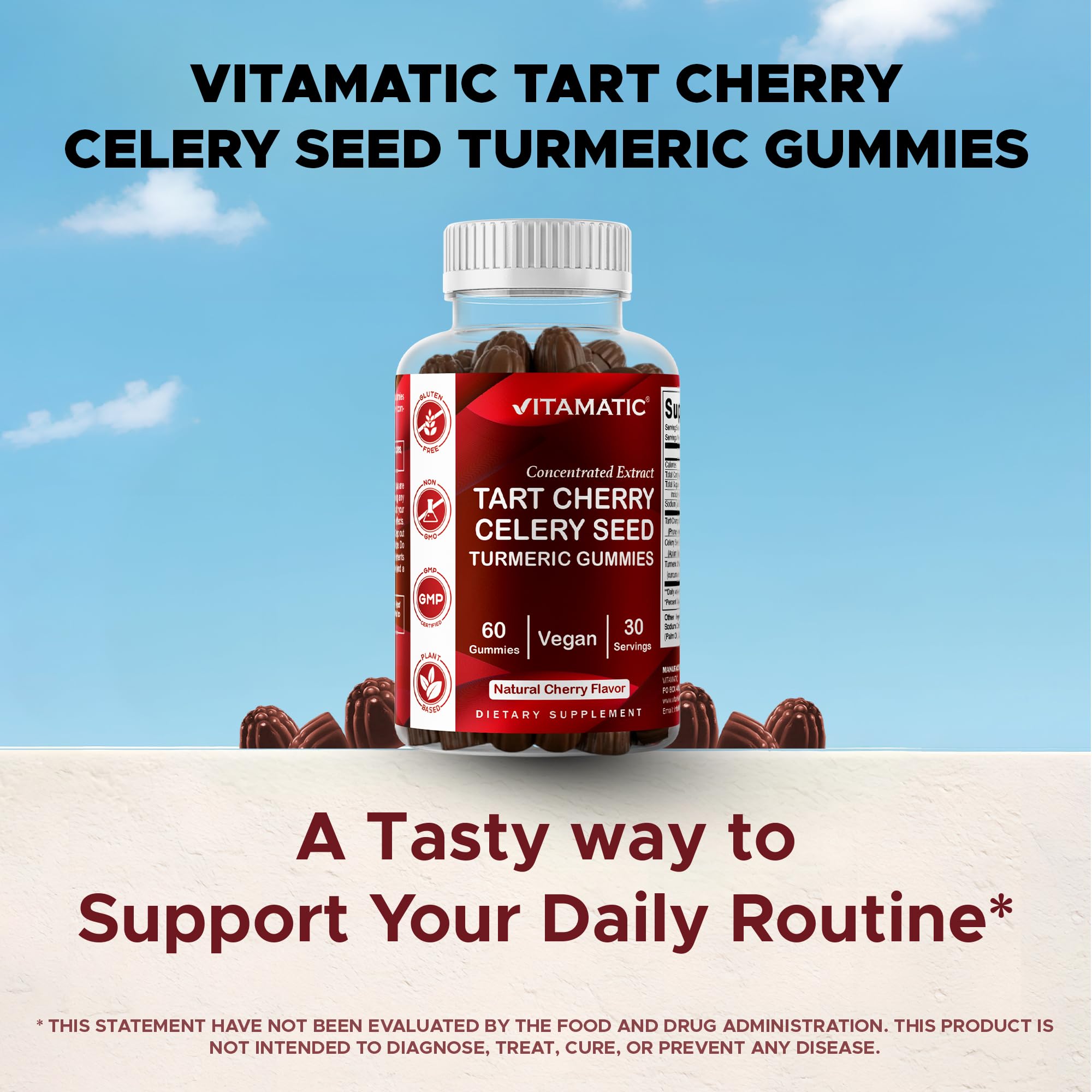 Tart cherry extract with turmeric
