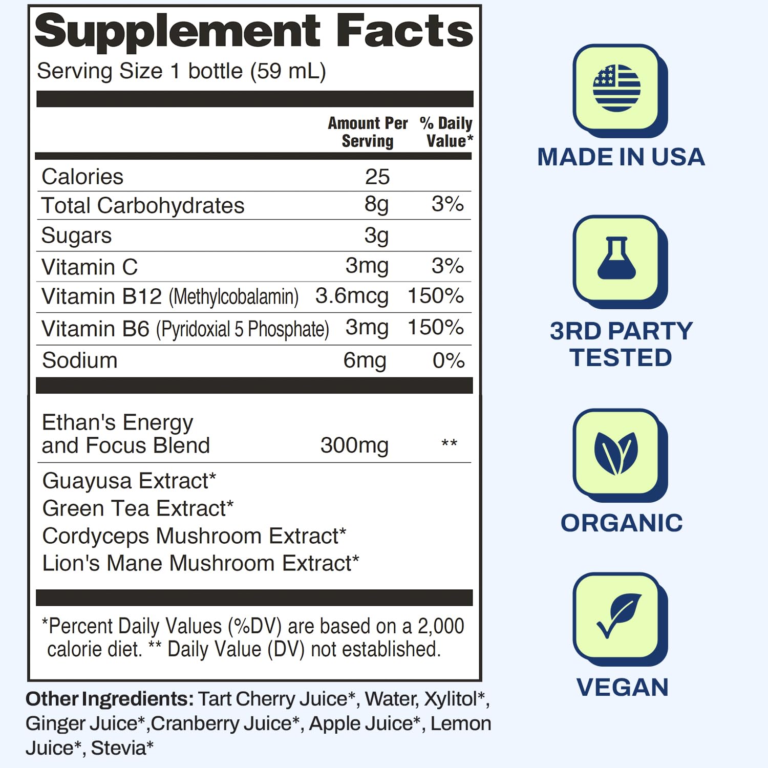 Tart cherry ginger energy boost