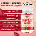 Tart cherry gummies for better sleep