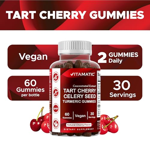 Tart cherry gummies for recovery
