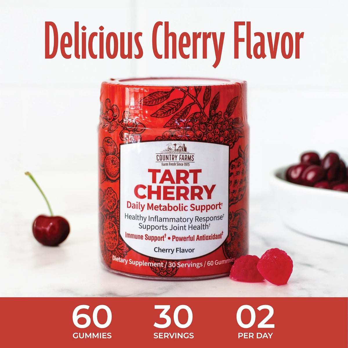 tart cherry gummies for seniors health