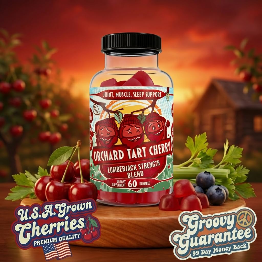 tart cherry gummies for seniors wellness