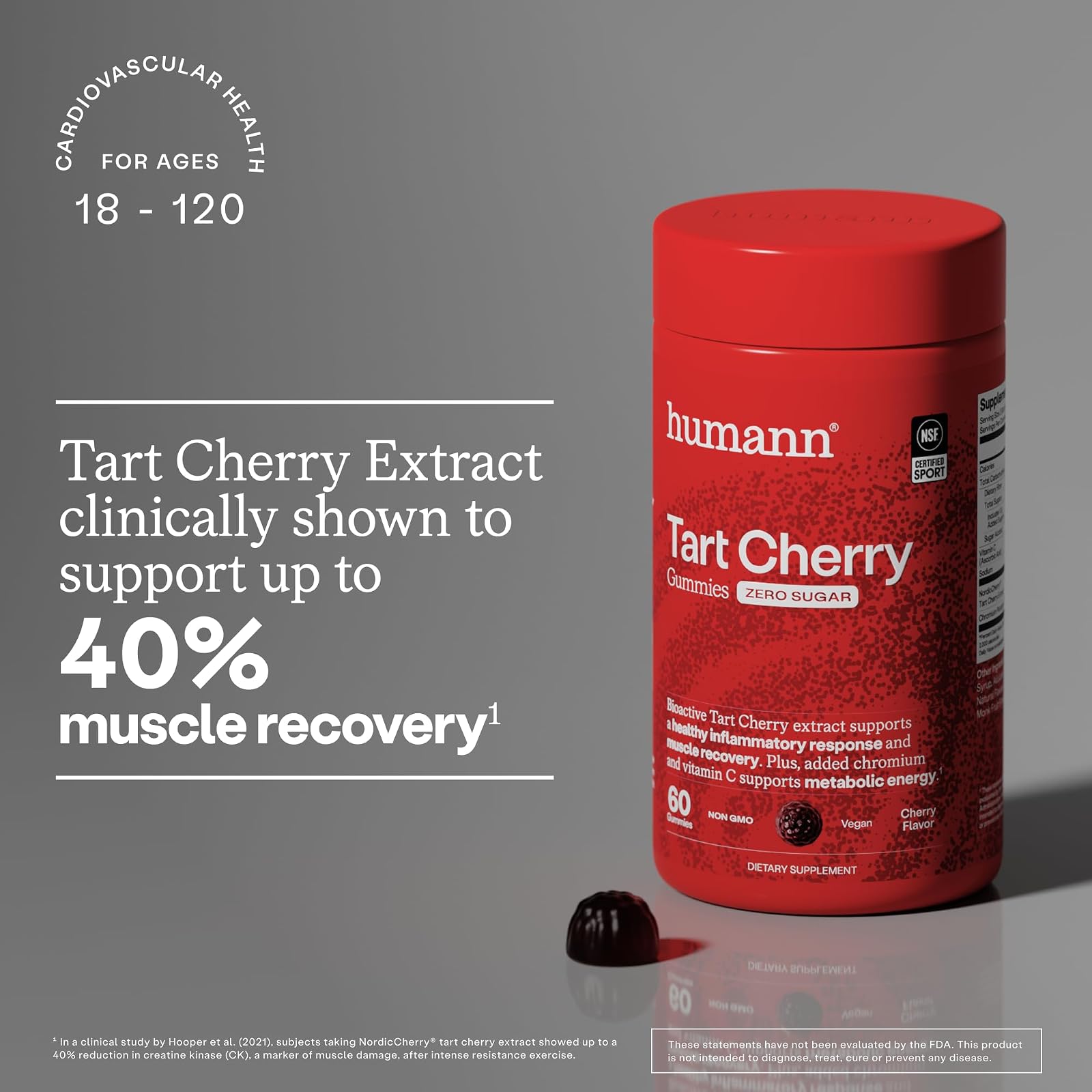 Tart cherry gummies for seniors