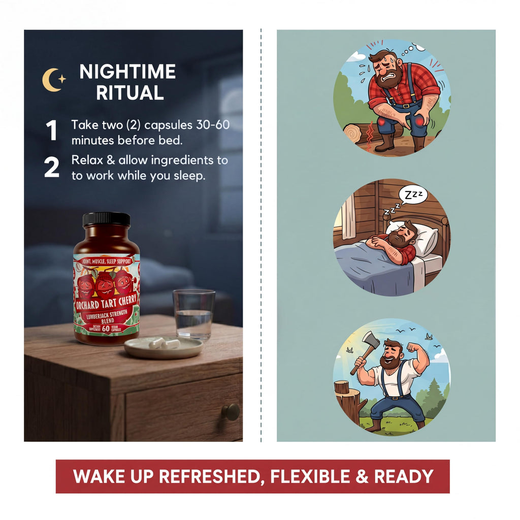 Tart cherry herbal blend for inflammation relief