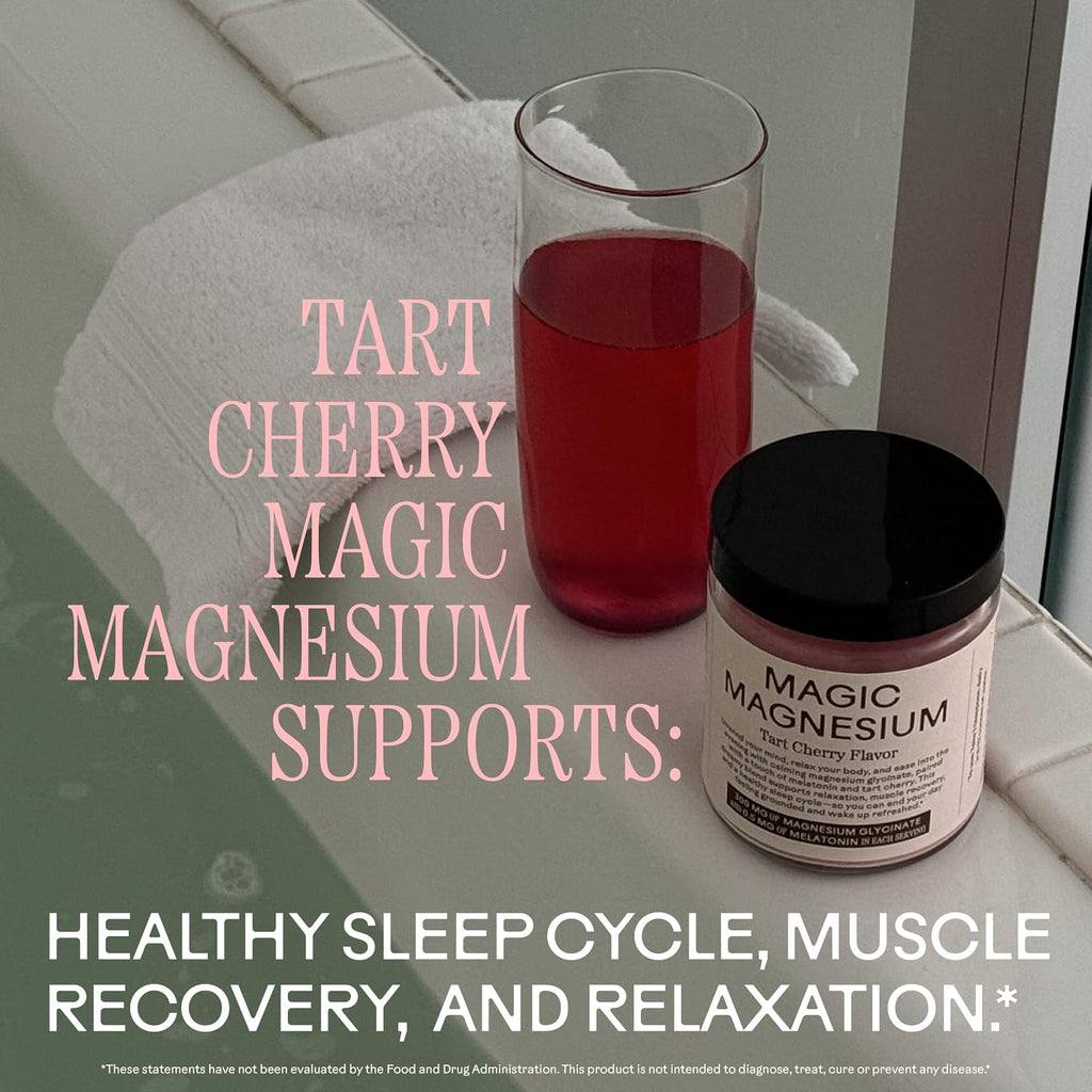 tart cherry magnesium for better sleep