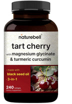 Tart Cherry magnesium softgels for relaxation