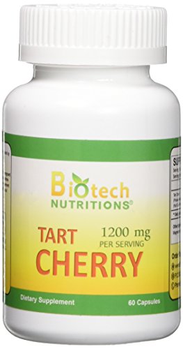 Tart cherry vegetable capsules for wellness