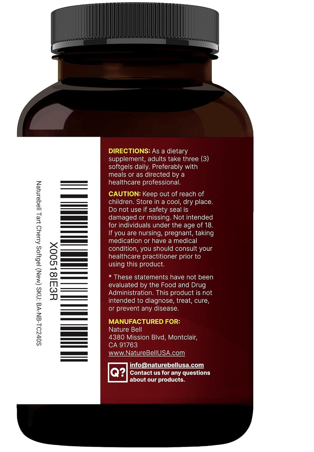 Tart Cherry with magnesium for stress relief