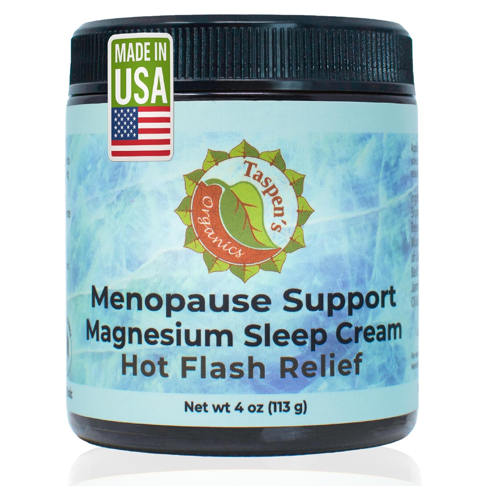 Taspen's Organics menopause support cream