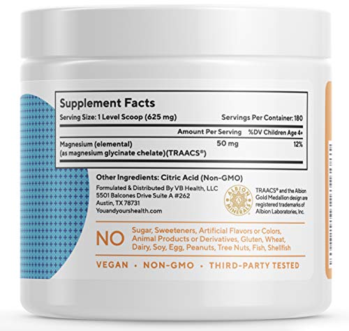 Tasteless magnesium for better sleep