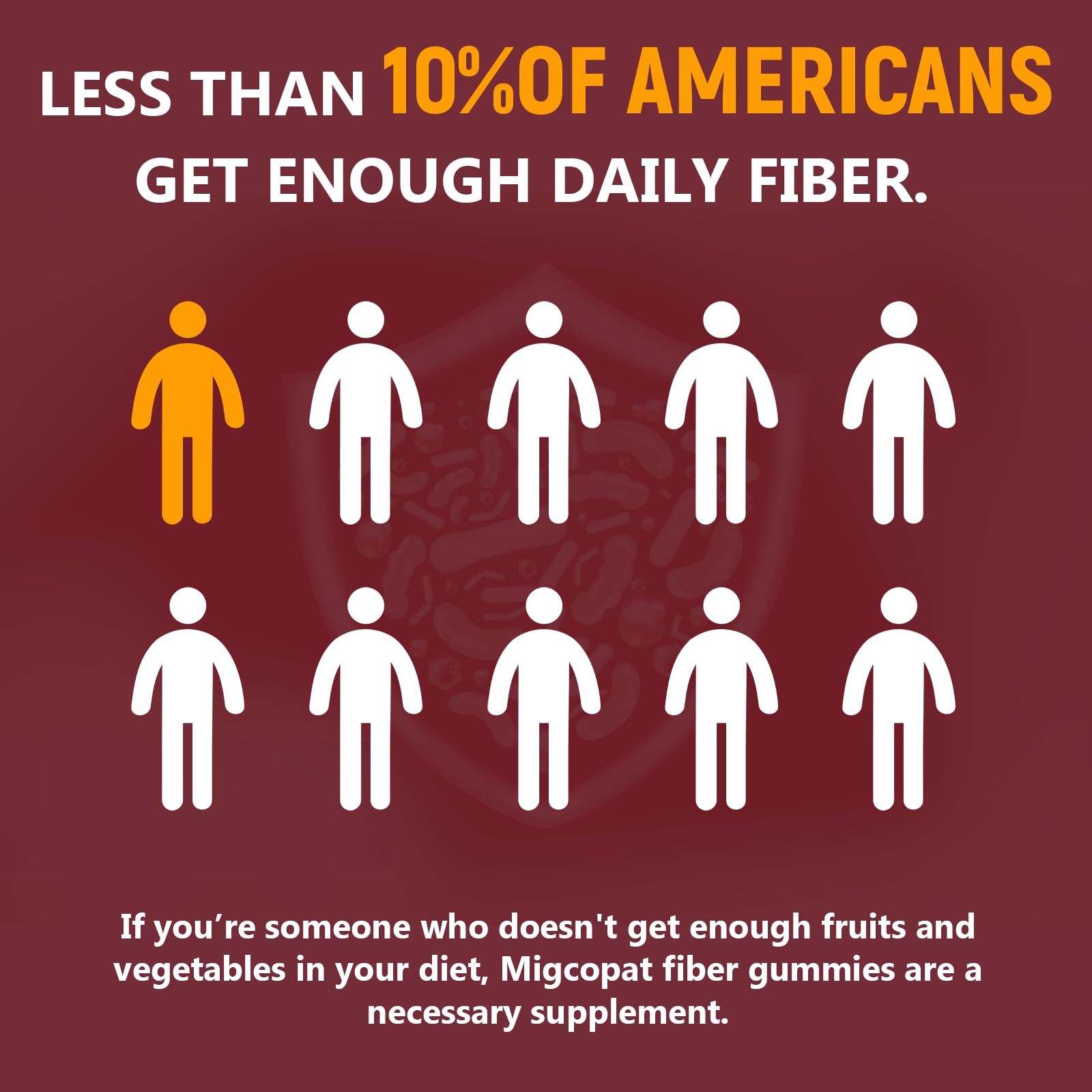 Tasty apple fiber for regularity