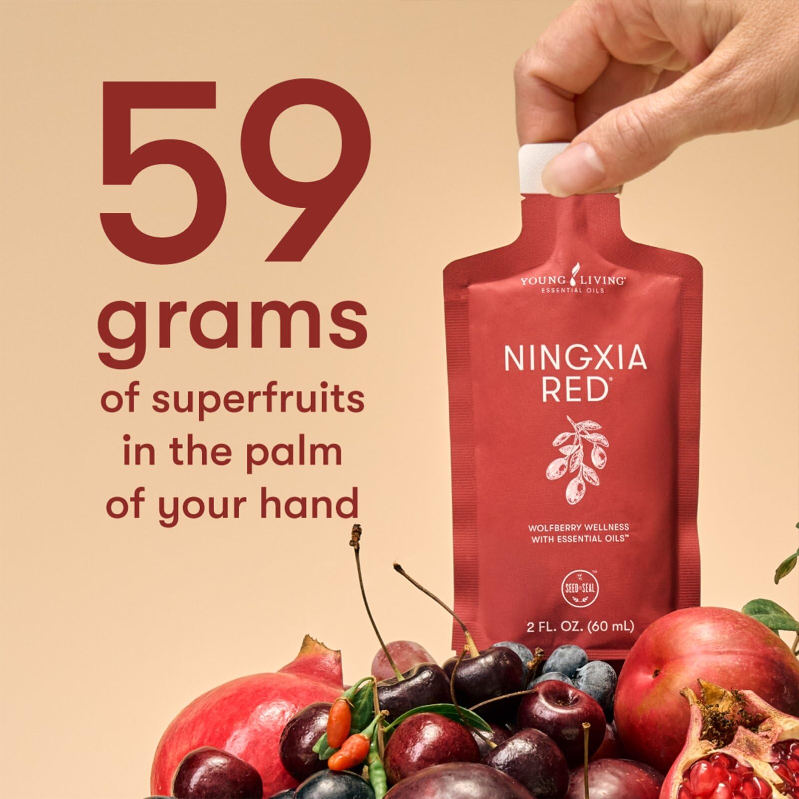 tasty berry-flavored health drink