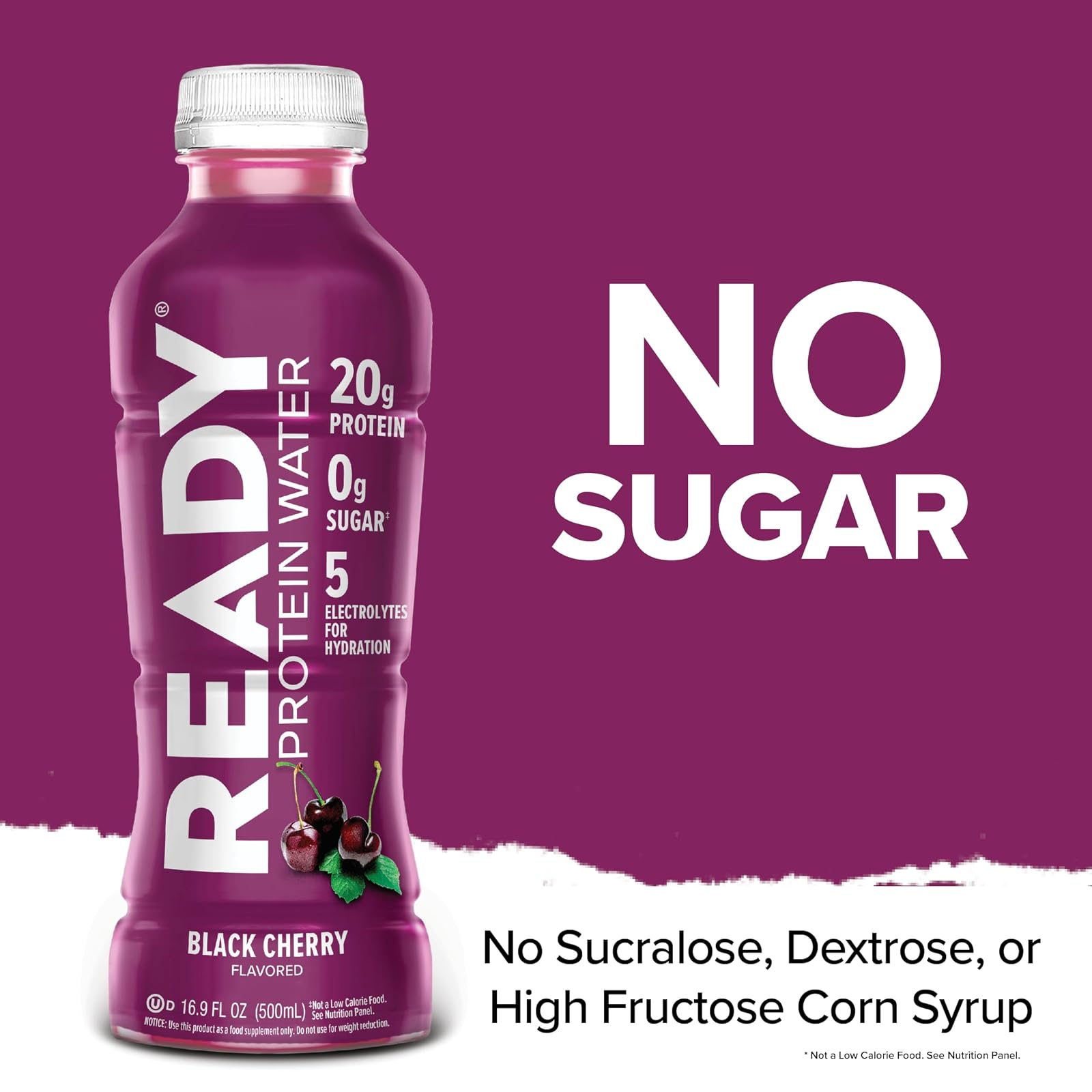 tasty black cherry protein refreshment