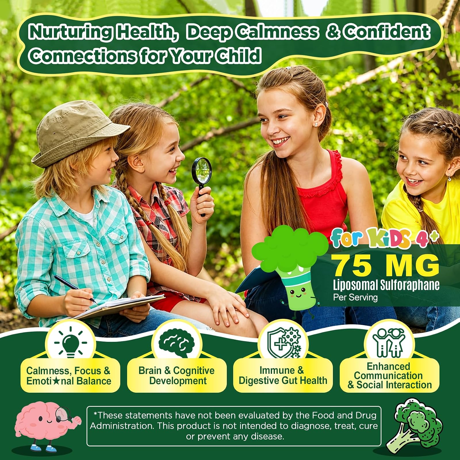 tasty broccoli gummies for healthy kids
