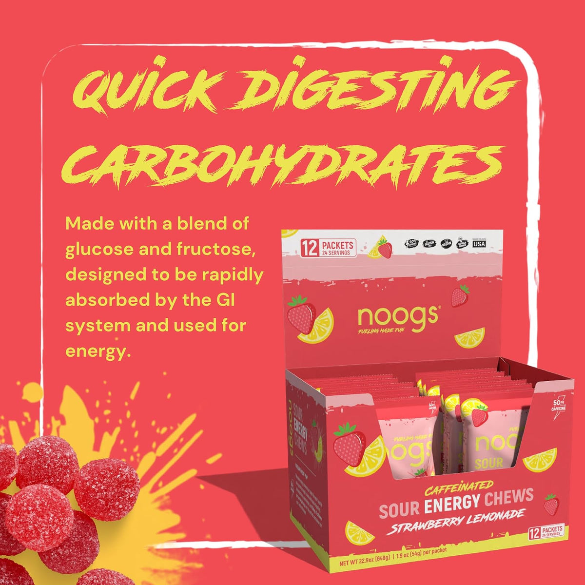 tasty caffeinated sports gummies