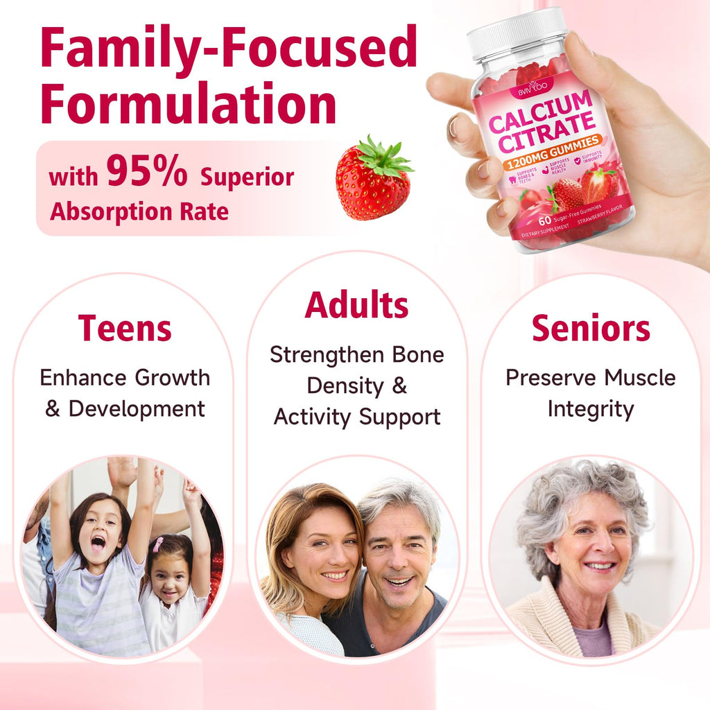 tasty calcium citrate for better absorption