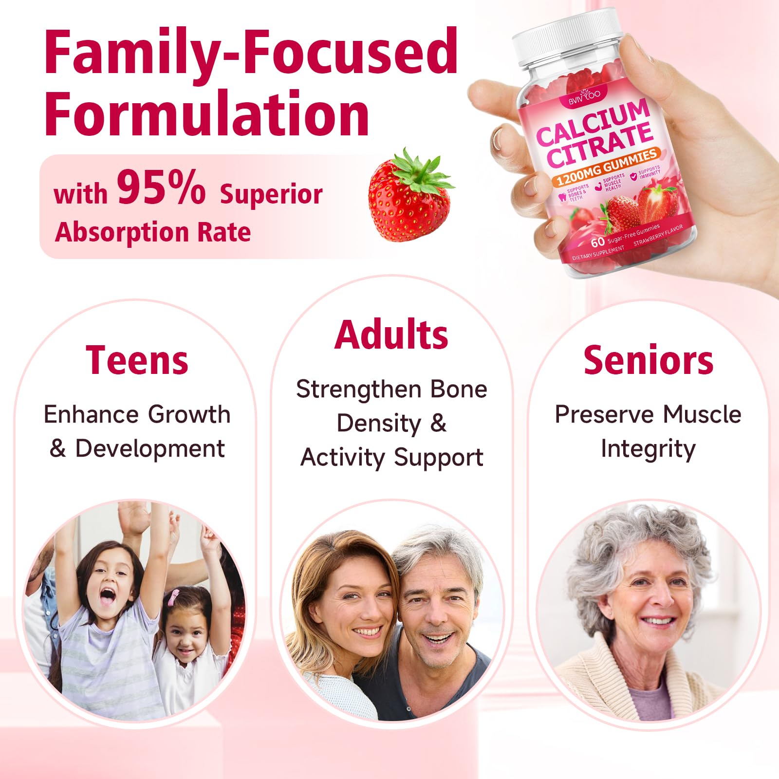 tasty calcium citrate for better absorption