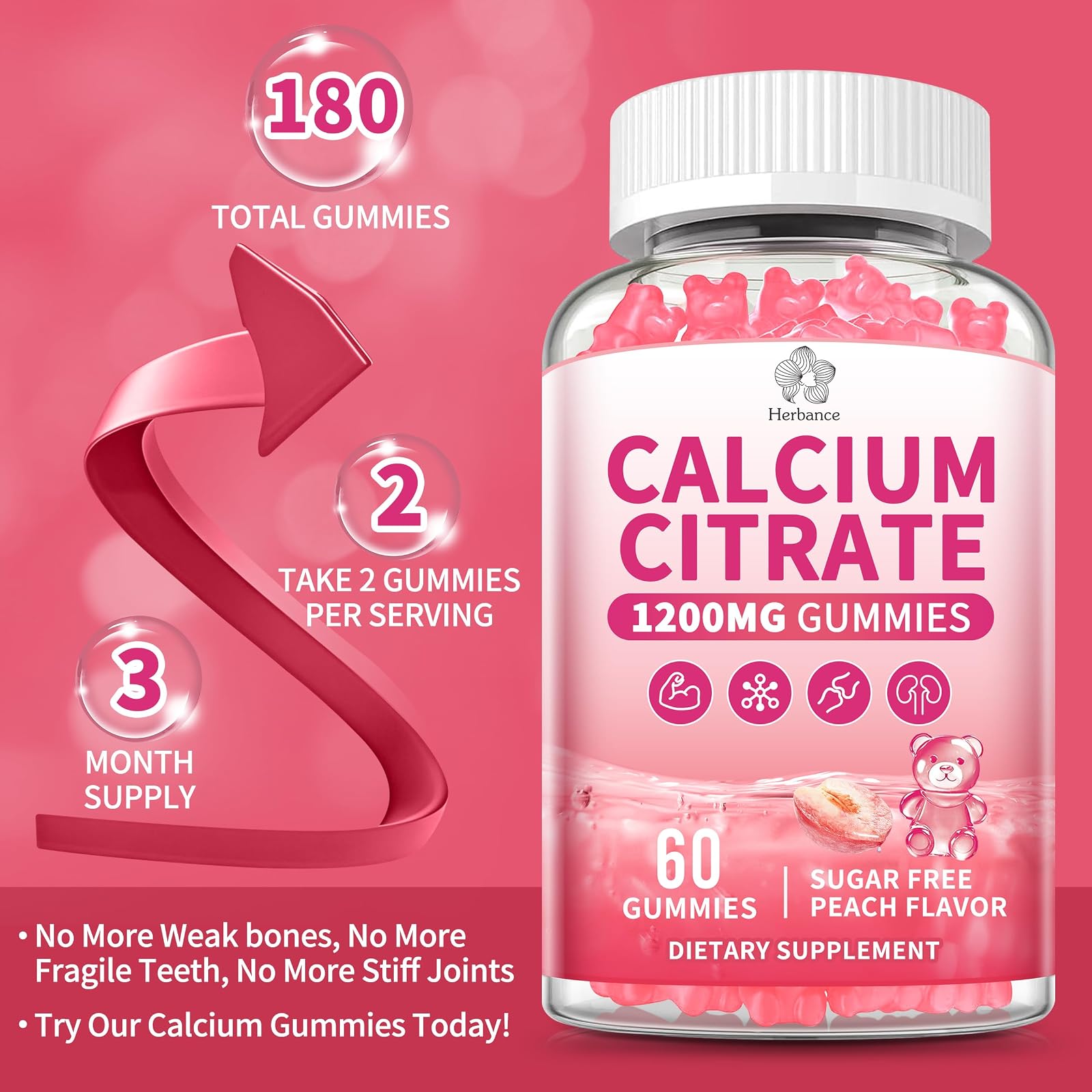 tasty calcium citrate for better absorption