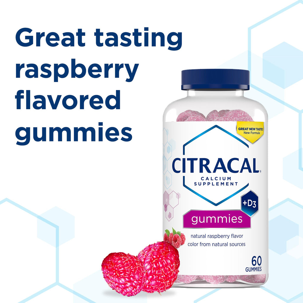 Tasty calcium gummies for daily nutrition