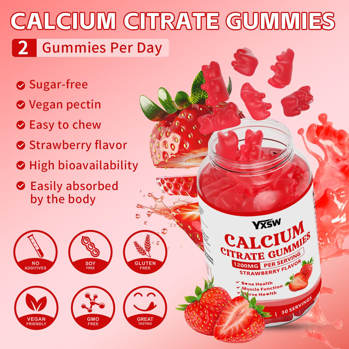 tasty calcium gummies for kids and adults