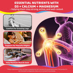 Tasty calcium gummies for teens