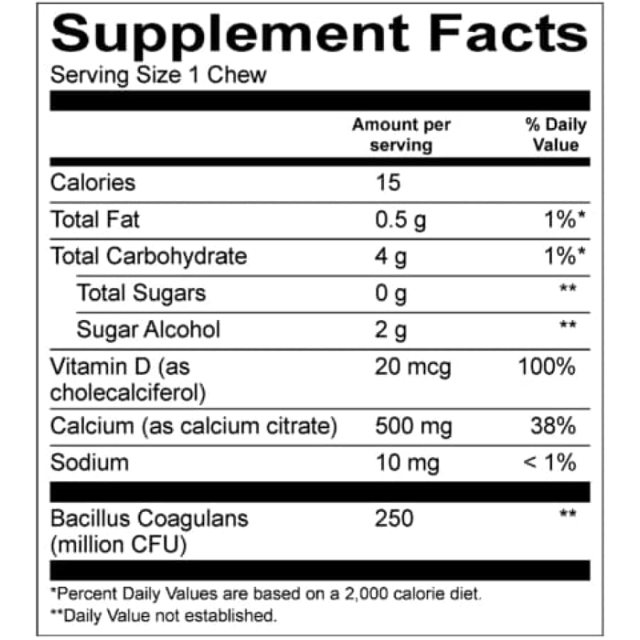 tasty calcium supplement for wellness