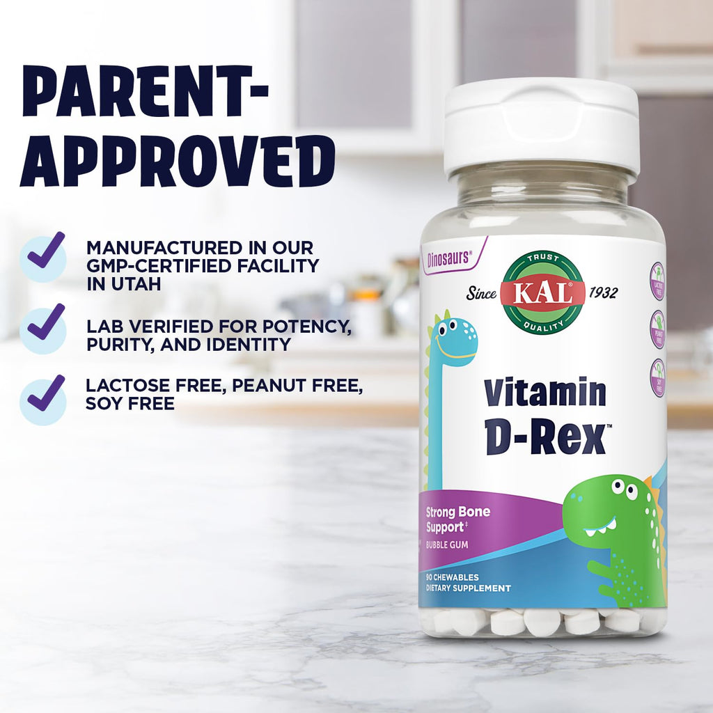 Tasty chewable vitamins for strong bones