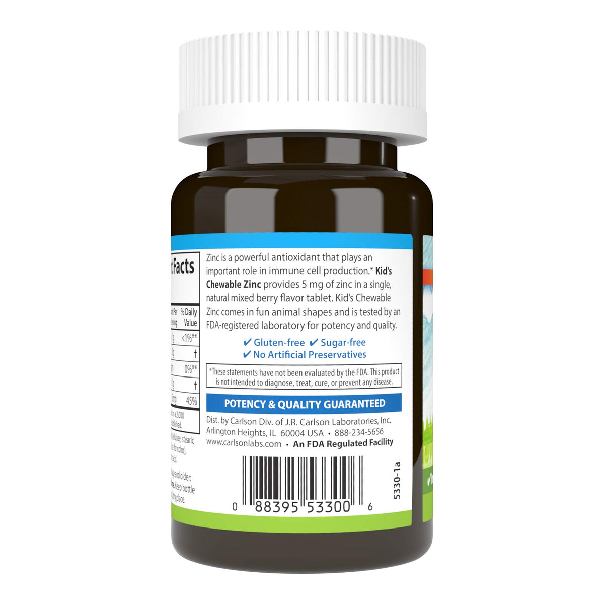 tasty chewable zinc for children
