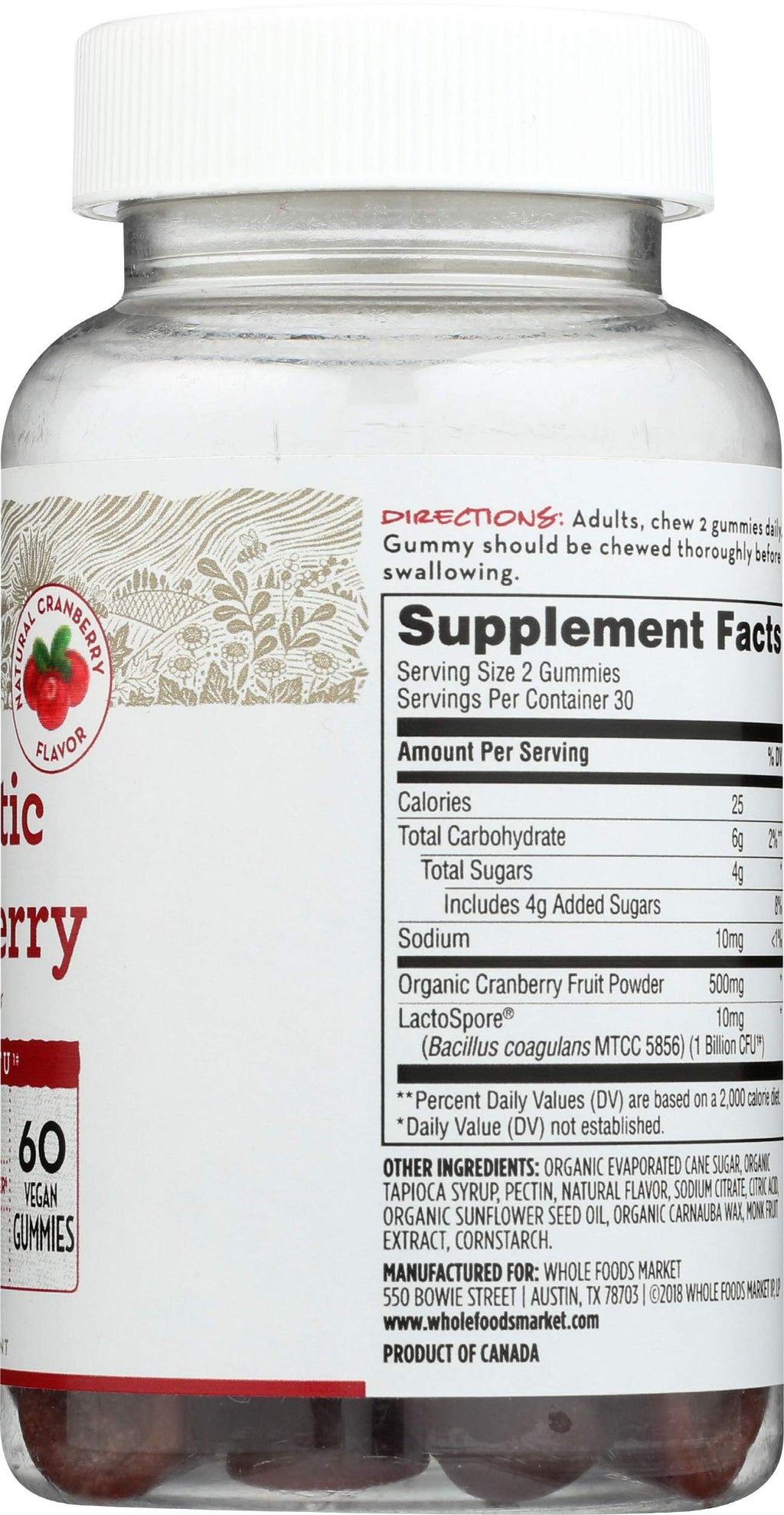 tasty cranberry gummies for digestive support