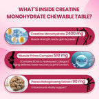 Tasty creatine chews for daily use